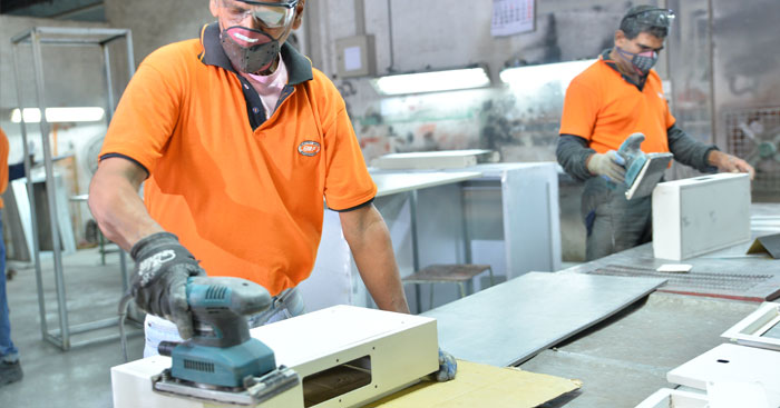 Electro Metal Pressings (EMP): Our Products LV Panels, Casings and ...